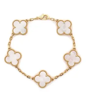 VAN CLEEF & ARPELS Vintage Alhambra 5 Motifs Bracelet - Gold
