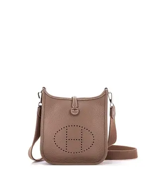 Hermès Tpm Evelyne Bag Gen Iii Clemence - Gray