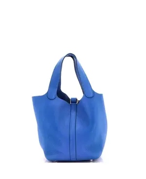 Hermès Pm Picotin Lock Bag Maurice - Blue