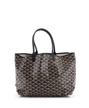 Goyard Pm Saint Louis Tote Coated Canvas - Black