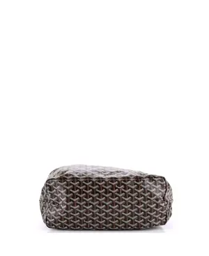 Goyard Pm Saint Louis Tote Coated Canvas - Black