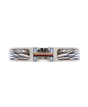 HERMES Extra Narrow Clic H Bracelet Printed - Enamel