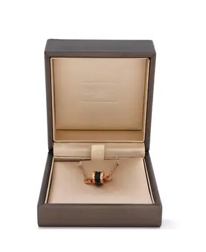 BVLGARI B.zero1 Soft Bracelet 18k Rose Gold With Ceramic