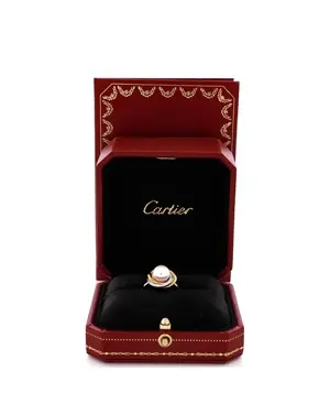 CARTIER 14mm Trinity Pearl Ring
