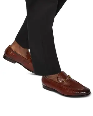 Kurt Geiger Alton Croc Loafers - Light
