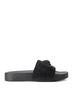 Kurt Geiger Brockwell Slide Sandal - Black