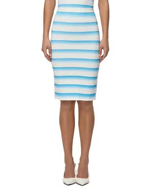 Herve Leger The Jessi Skirt - Sky Ombre