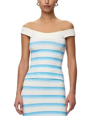 Herve Leger The Jessi Top - Sky Ombre