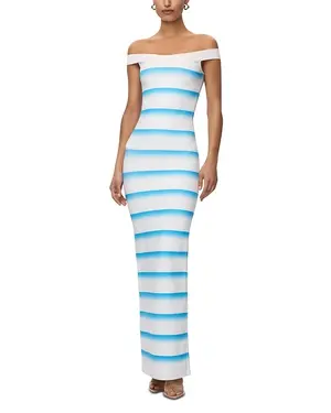 Herve Leger The Rina Gown - Sky Ombre