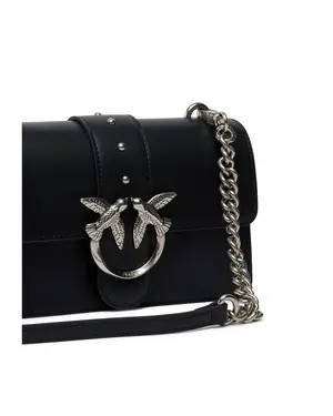 Pinko Love One Mini Leather Crossbody