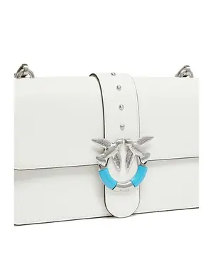 Pinko Love One Classic Leather Crossbody - Ze