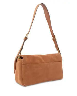 Pinko Click Soft Suede Shoulder Bag - Lq