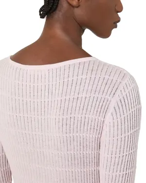 Max Mara Mstpedone Boat Neck Sweater - Pink