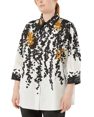 Marina Rinaldi Mrncalao Shirt - White Black