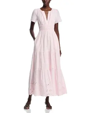 AREA STARS Tiered Maxi Dress