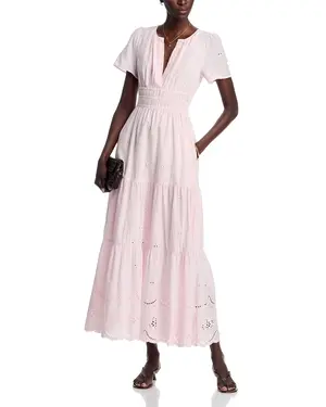 AREA STARS Tiered Maxi Dress