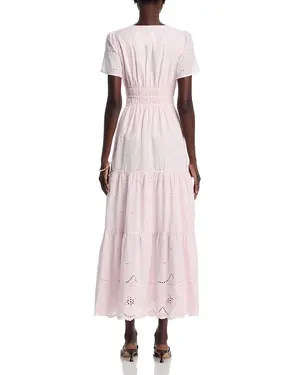AREA STARS Tiered Maxi Dress