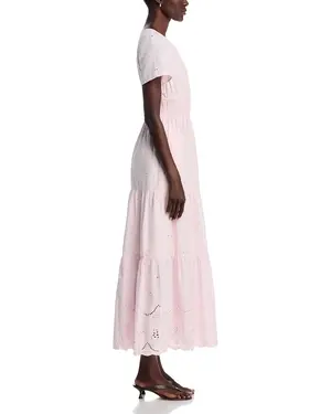 AREA STARS Tiered Maxi Dress