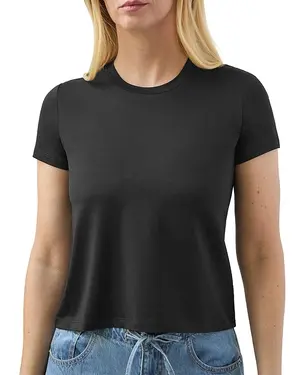 Splendid Tyra Crewneck Tee - Black