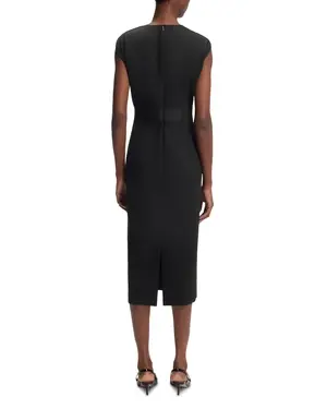 BOSS Detira Slim Midi Dress