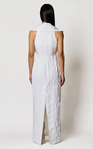 JULYCOLUMN Kiwa Button-up Maxi Dress