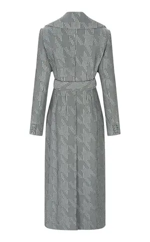 JULYCOLUMN Kiwa Jacquard Coat