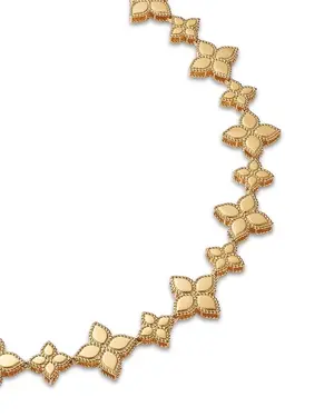 Roberto Coin 18k Yellow Princess Flower Collar Necklace