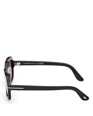 TOM FORD Rectangular Sunglasses, 53mm