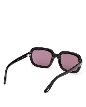 TOM FORD Rectangular Sunglasses, 53mm