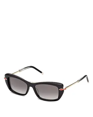CHRISTIAN LOUBOUTIN Butterfly Sunglasses, 53mm - Black/gradient Smoke