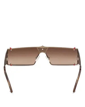 CHRISTIAN LOUBOUTIN Shield Metal Sunglasses