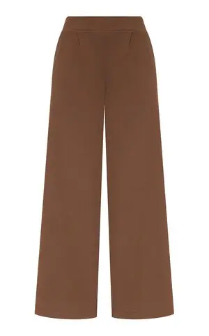 ANDRES OTALORA Celebrada Mid-Rise Wide-Leg Pants