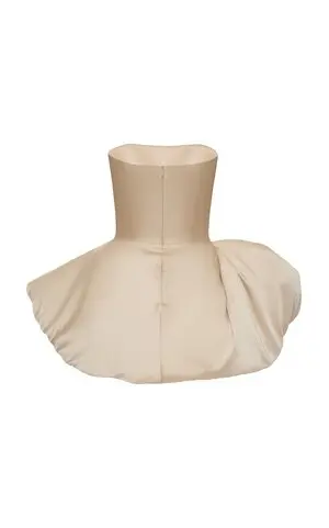 BALYKINA Shell Poufed Corset Top