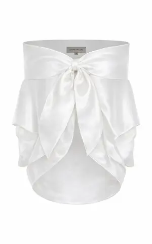 White Silk Blouses