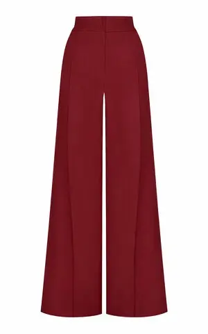 ANDRES OTALORA Latiendo Mid-rise Straight-leg Trousers - Red