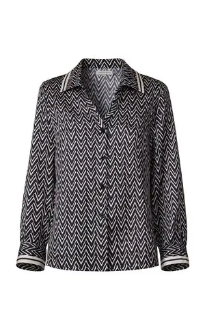 ANDRES OTALORA Aun Permance Patterned Blouse