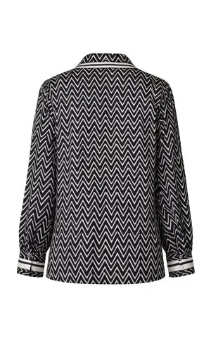 ANDRES OTALORA Aun Permance Patterned Blouse