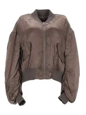 Rick Owens Bomber Jacket "bucket Flight - Brown