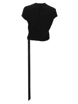 Rick Owens Cropped Small Level T T-shirt - Black