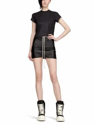 Rick Owens Cropped Small Level T T-shirt - Black