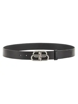 Balenciaga High Belt "bb - Black