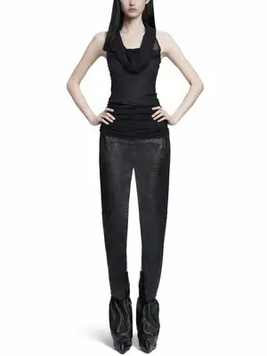 Rick Owens Sunburn Halter Top - Black