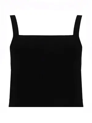 Balmain Top With Jewel Buttons - Black