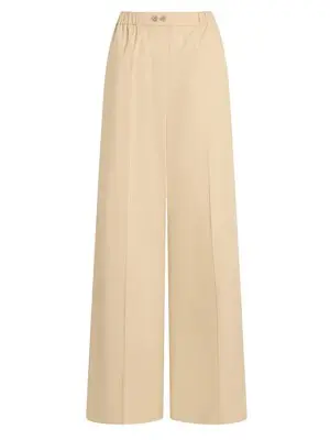 Patou Pants With Elasticated Waist - Beige