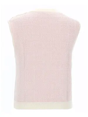 Balmain Sleeveless Top With Jewel Buttons