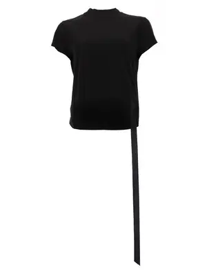 Rick Owens Cropped Level T-shirt - Black