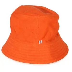 Hermès Cotton Terry Cloth Eden Bucket Hat - Orange
