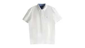 Tommy Hilfiger Close Fit Ivy Polo Shirt - Fresh White
