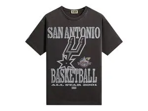 Kith Nba Allstar San Antonio Spurs Vintage Tee Shirt - Black