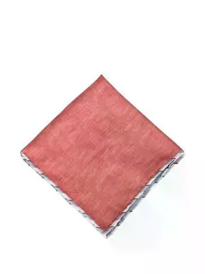 Brunello Cucinelli Border-detail Pocket Square - Grey